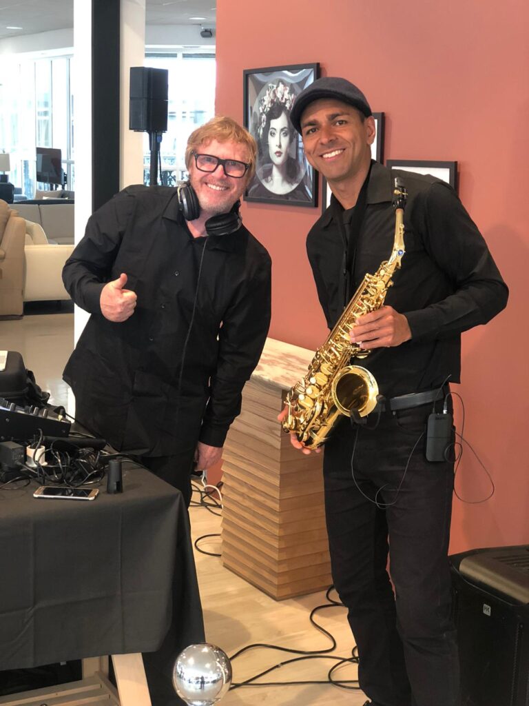 DJ & Saxophone Duo - Wedding Receptions & Corporate Events